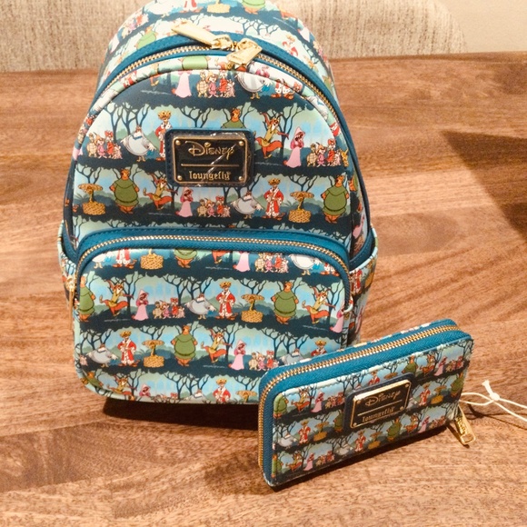 Loungefly | Bags | Robin Hood Loungefly Backpack And Wallet | Poshmark